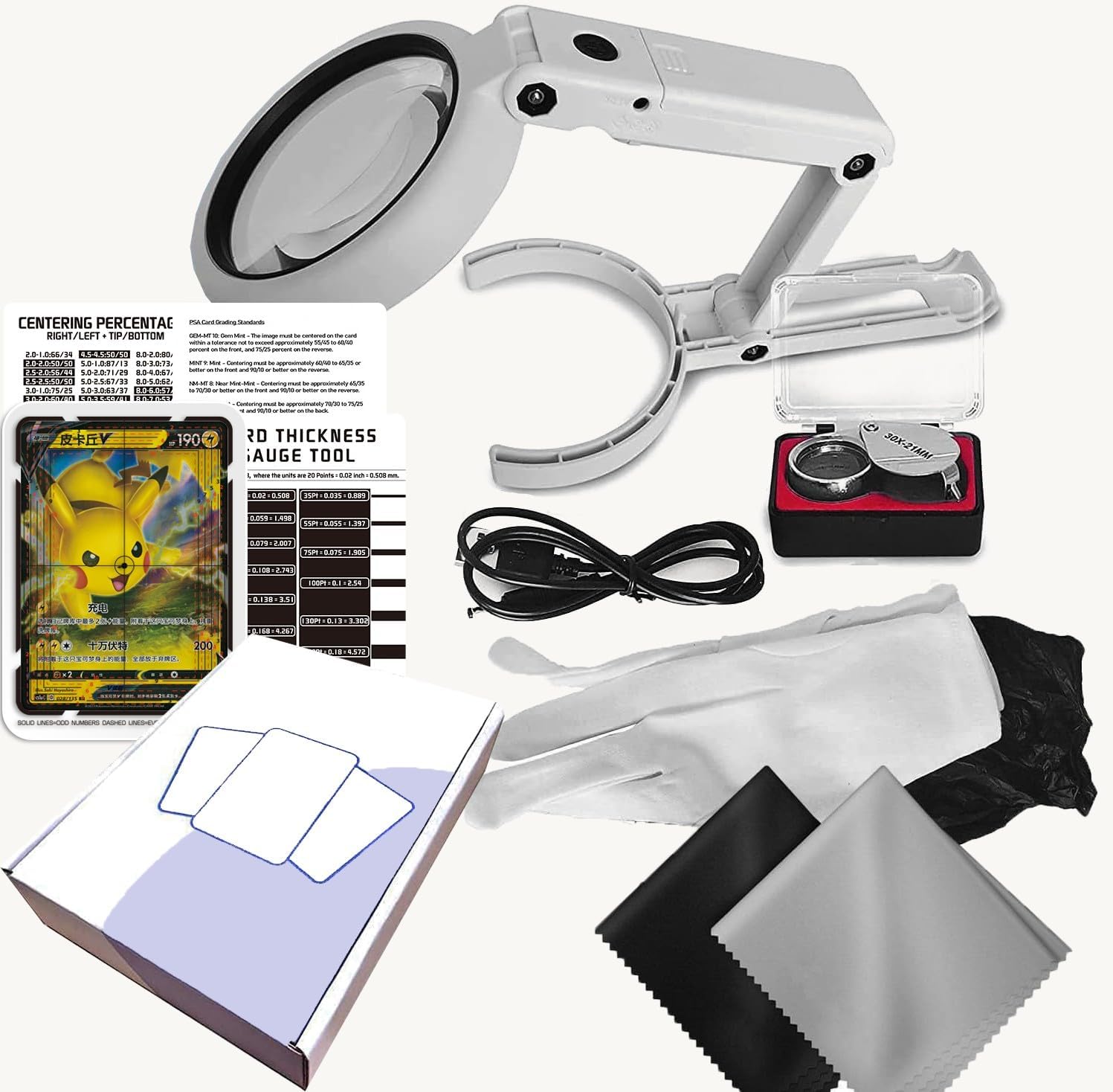 Amazon.com: Gem Mint Card Grading Tool – Card Centering Grading Tool ...