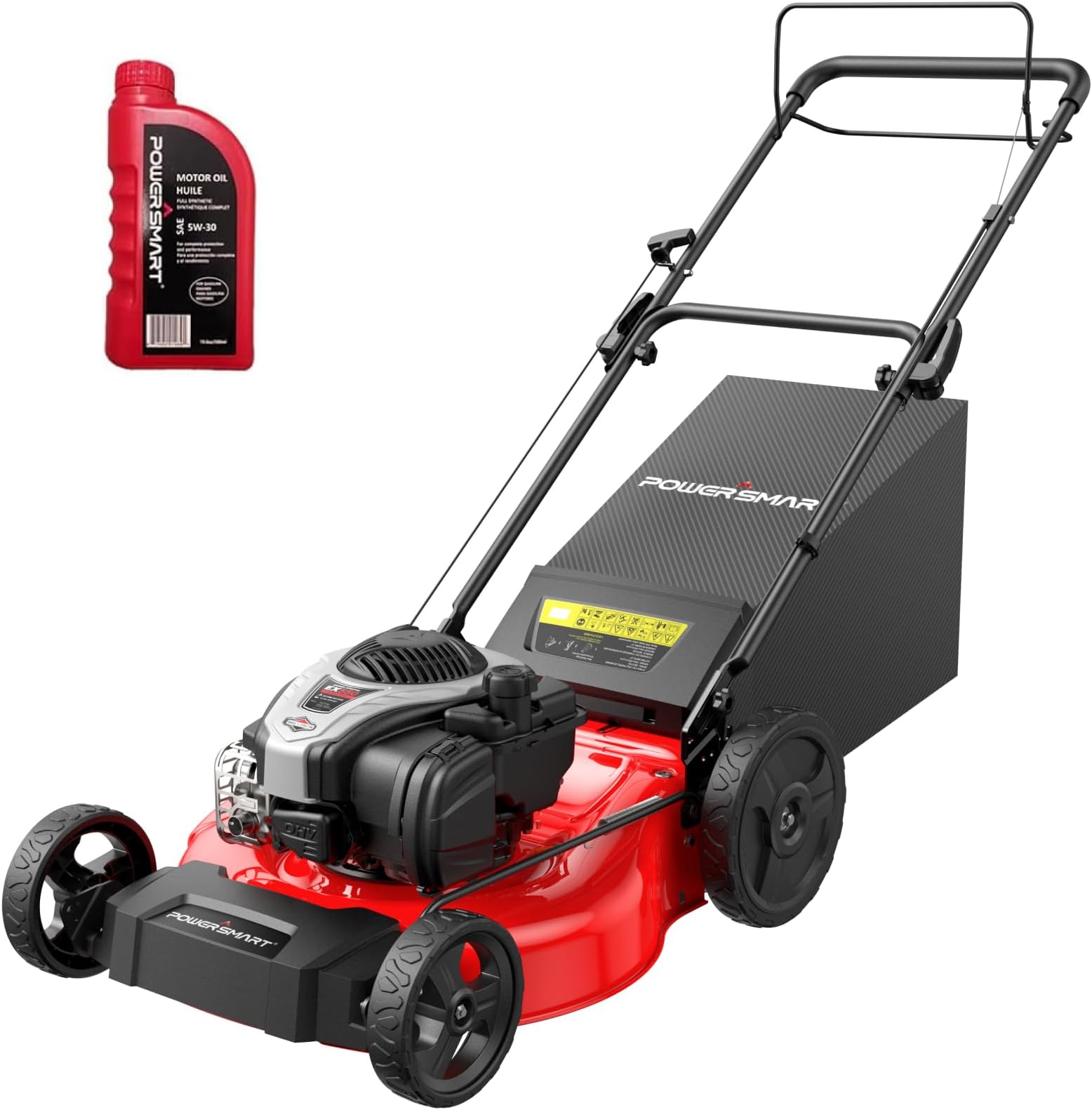 Amazon.com : 21" Self-Propelled Gas Lawn Mower by PowerSmart - 140cc B ...
