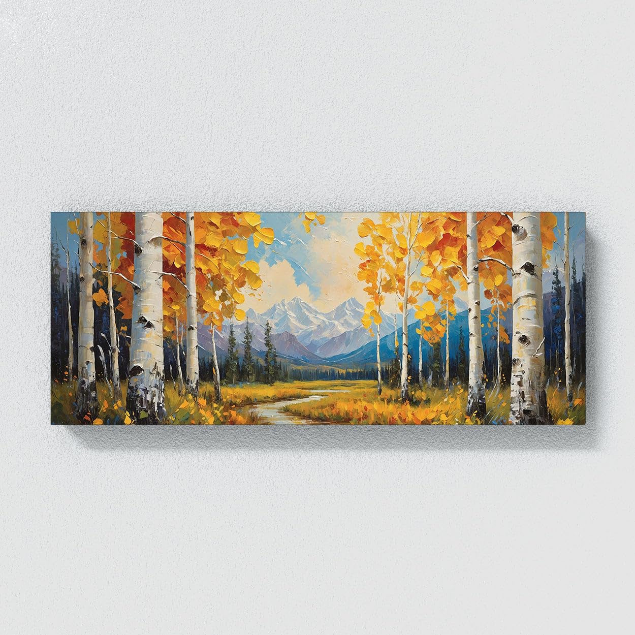 Aspen Tree Paintings On Canvas