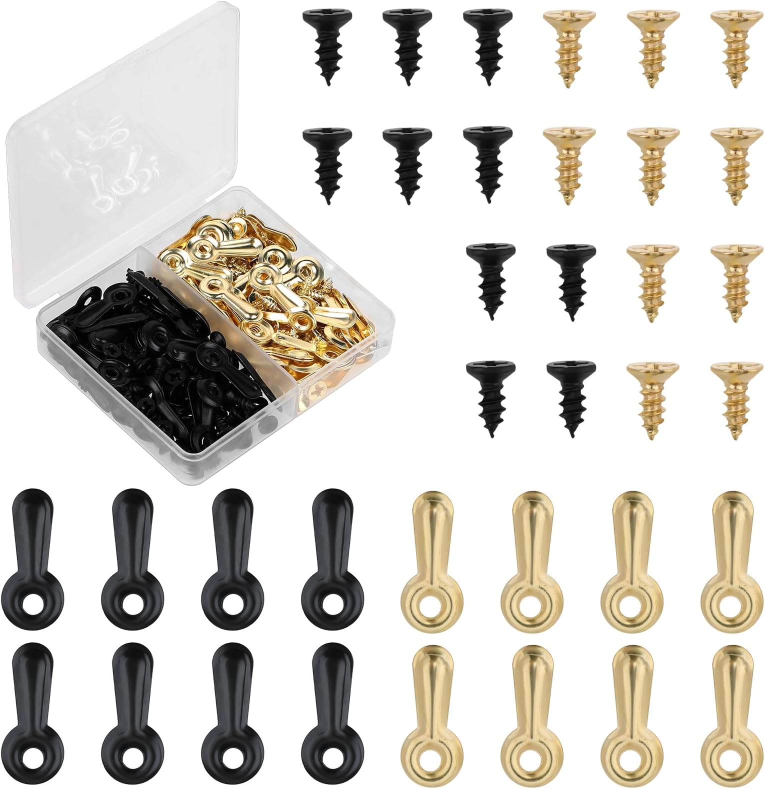 Merriway BH02340 (15 Pcs) EB Picture Frame Turn Buttons Screen Clips ...