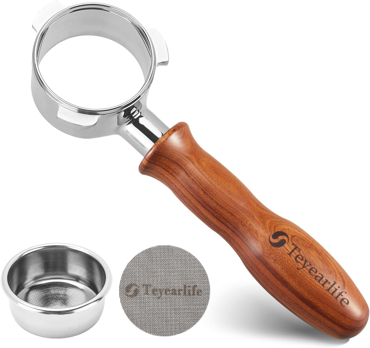 Amazon.com: CAPFEI 58mm Bottomless Portafilter 3 Ears Compatible with ...