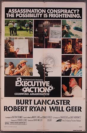 Executive Action (1973) Original 1976 Re-release One-Sheet Movie Poster ...