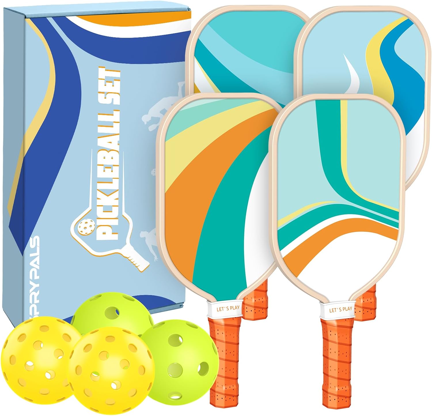 Amazon.com : Pickleball Paddles, USAPA Approved Pickleball Paddle Set ...