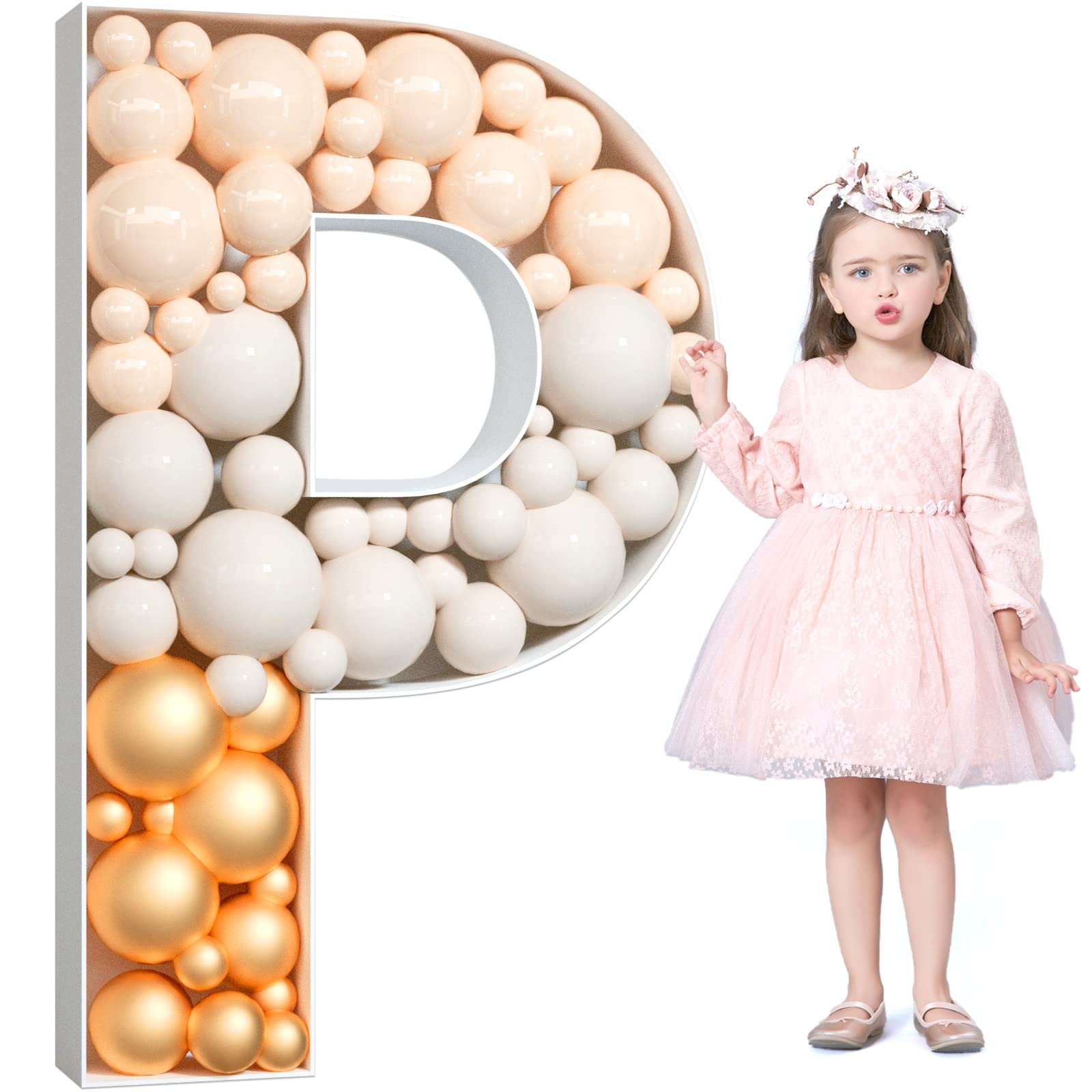 Buy 4FT Mosaic Letters for Balloons, Mosaic Balloon Frame, Marquee ...