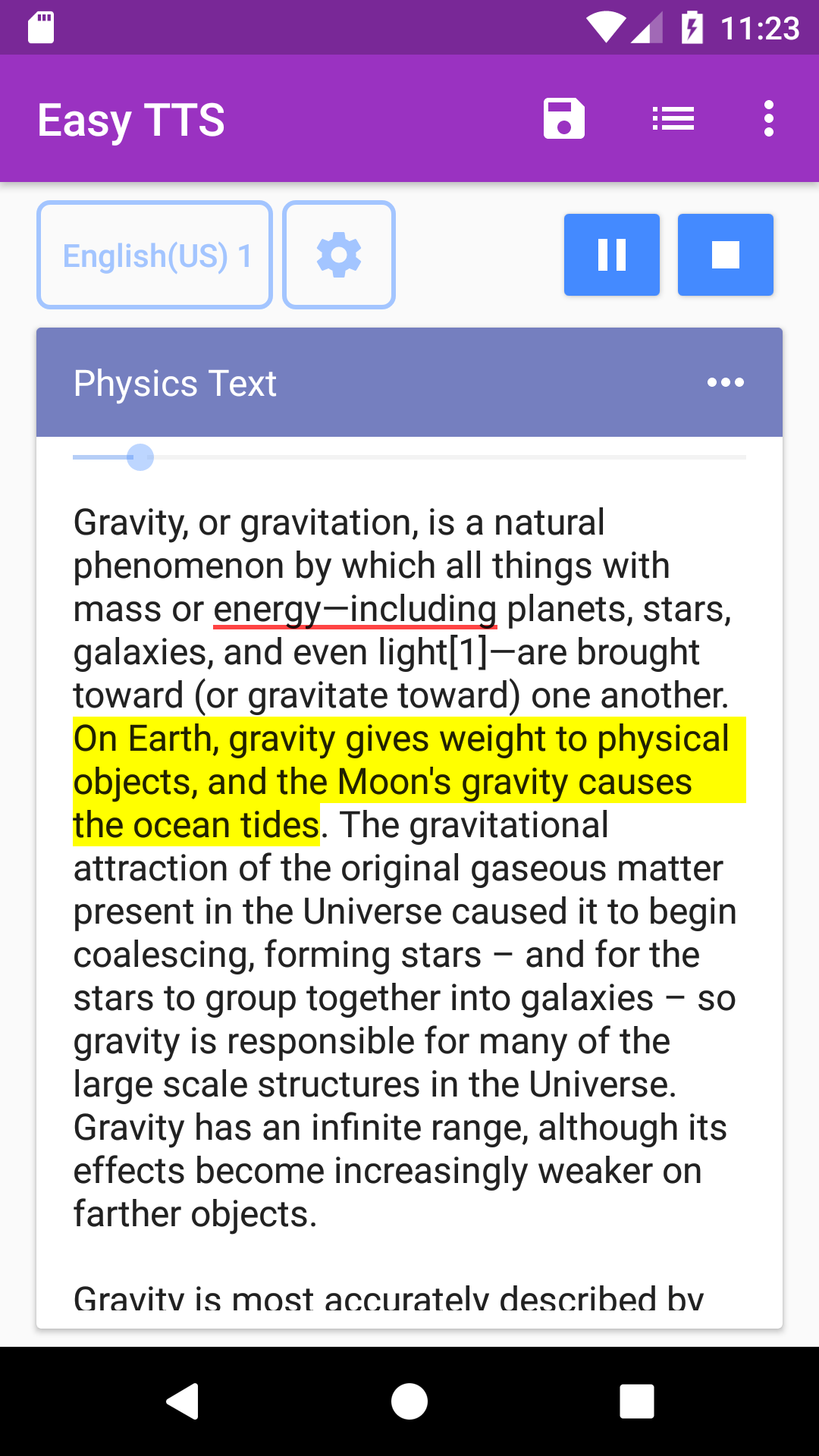Easy TTS - Text to Speech - App on Amazon Appstore