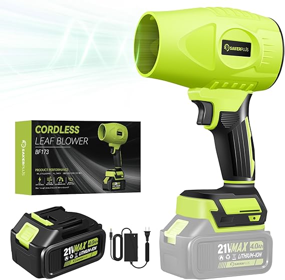 Amazon.com: Sakerplus Portable Dust Cleaner, Leaf Blower Cordless ...