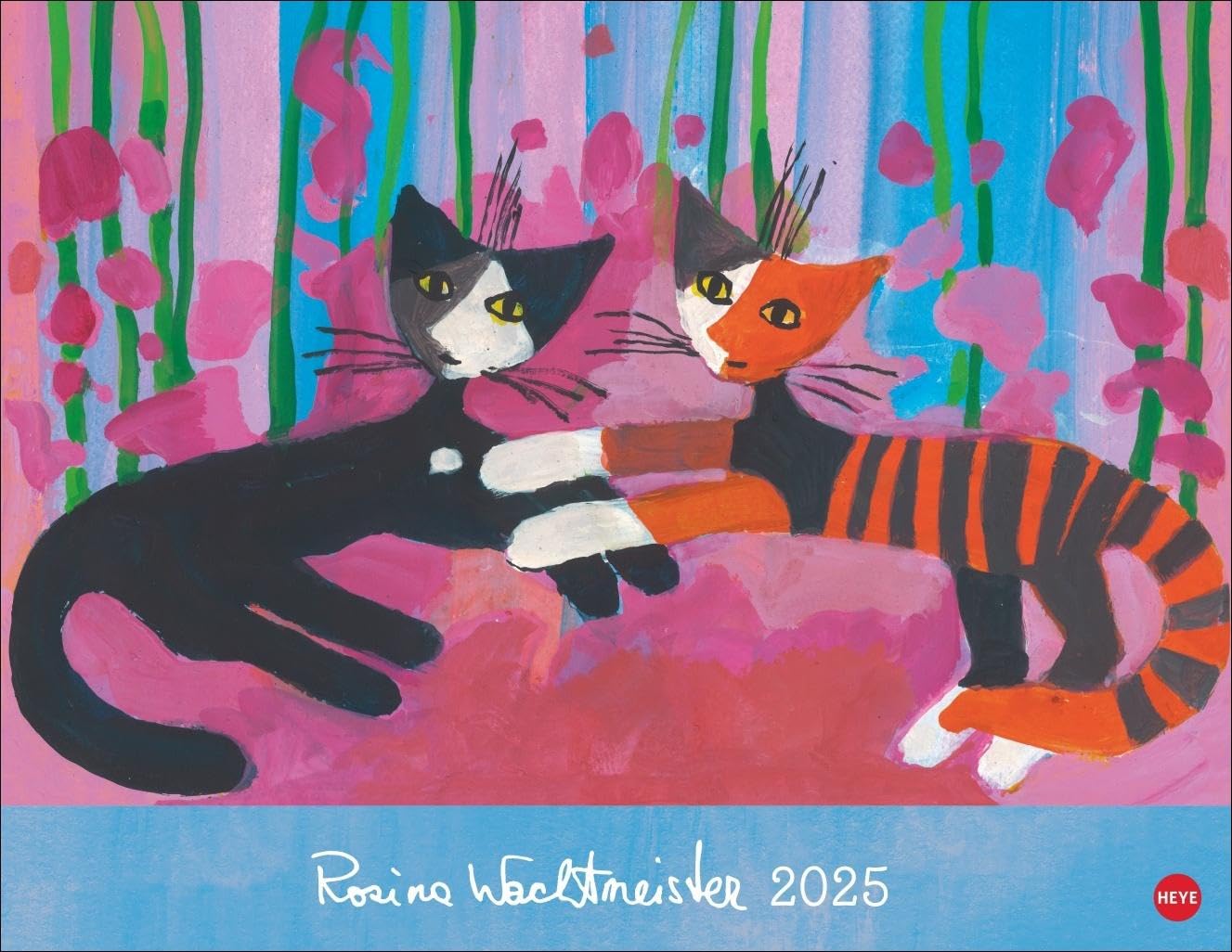 Rosina Wachtmeister Posterkalender 2025: Hochwertig gestalteter Wandkalender mit Gold- und ...