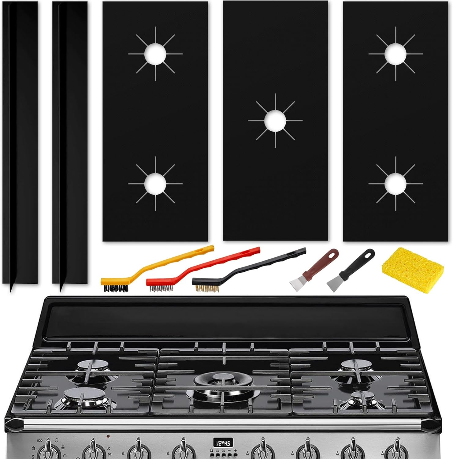 Amazon.com: Stove Cover Gas Stove Top Burner Covers (11pack) Protectors ...