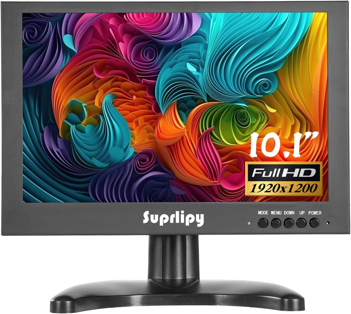 Amazon.com : Suprlipy 10.1 Inch Mini Small HDMI Monitor 1920x1200 16:10 ...