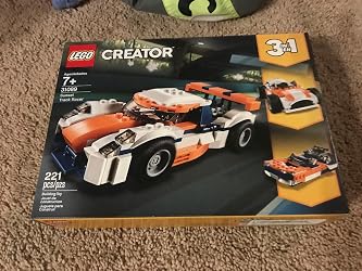 Amazon.com: LEGO Creator 3in1 Sunset Track Racer 31089 Building Kit ...