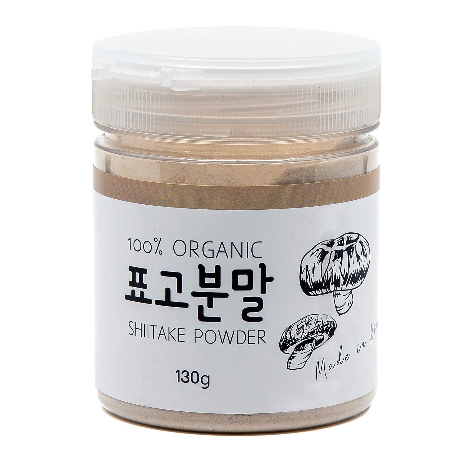 Amazon.com: Organic Korean Shiitake Mushroom Powder [ USDA Certified ...