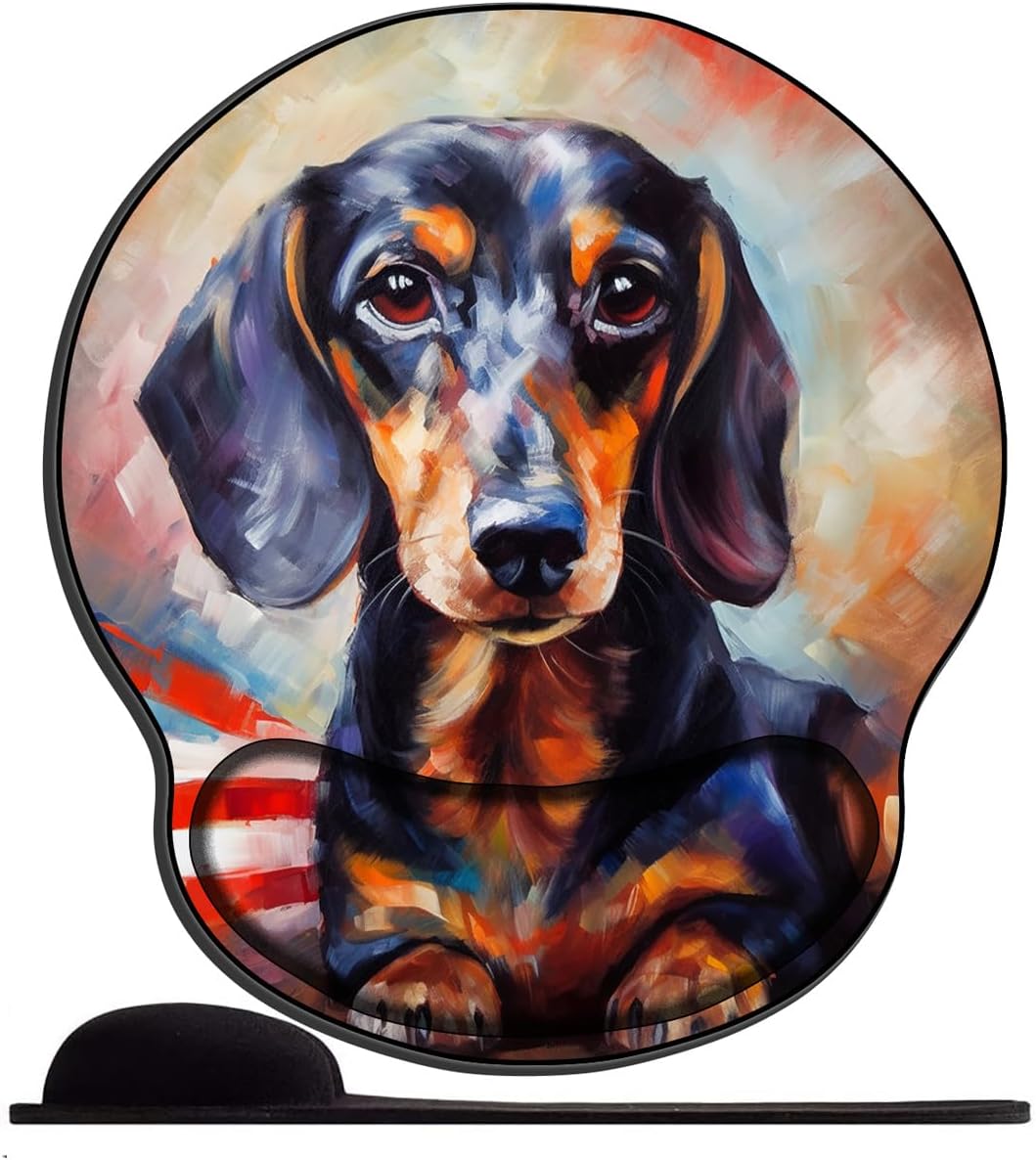 Amazon.com: Mouse Pad with Wrist Rest Support Gaming Mouse pad ...