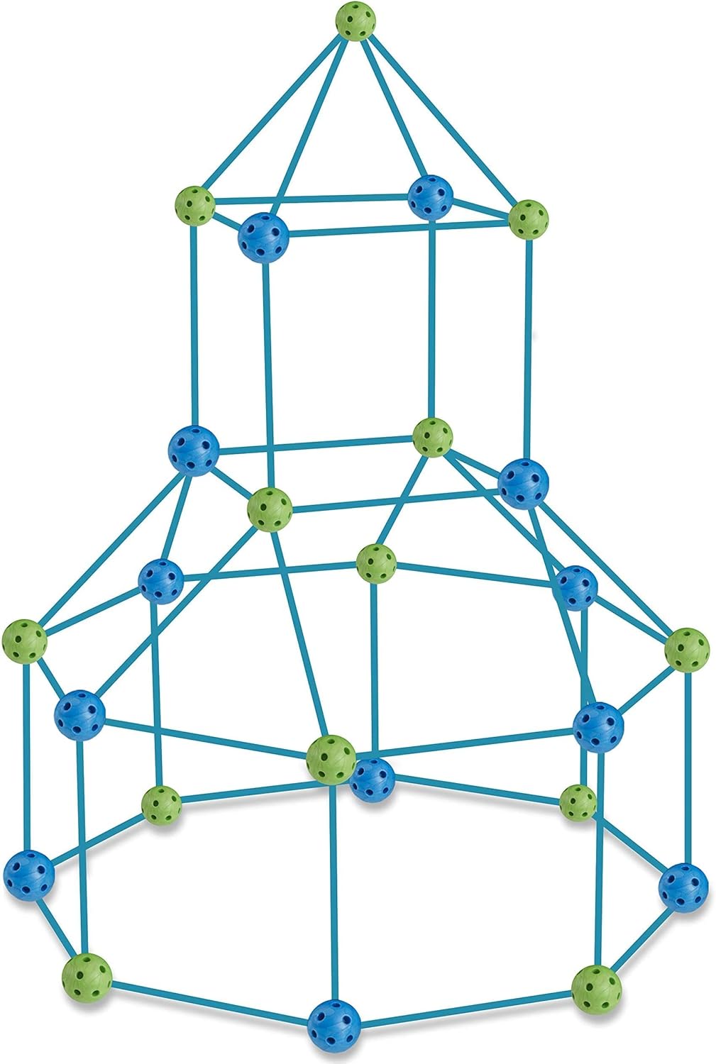 Buy PLAYVIBE 130 PCS Kids Fort Building Kit - Fort Builder | Fort Kit ...