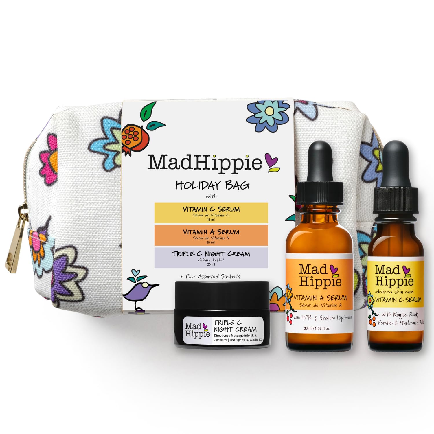 Amazon.com: Mad Hippie Skin Care Gift Set for Women - Vitamin C Serum ...