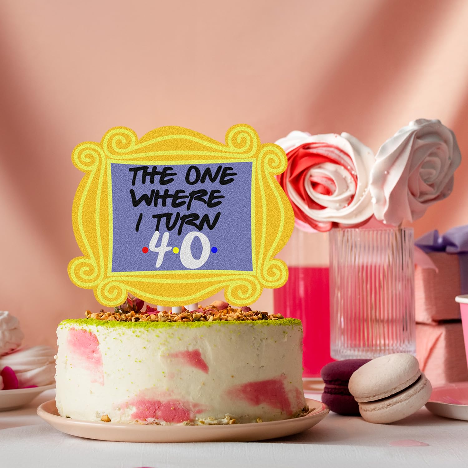 Snapklik.com : The One Where I Turn 40 Happy 40th Birthday Cake Topper ...