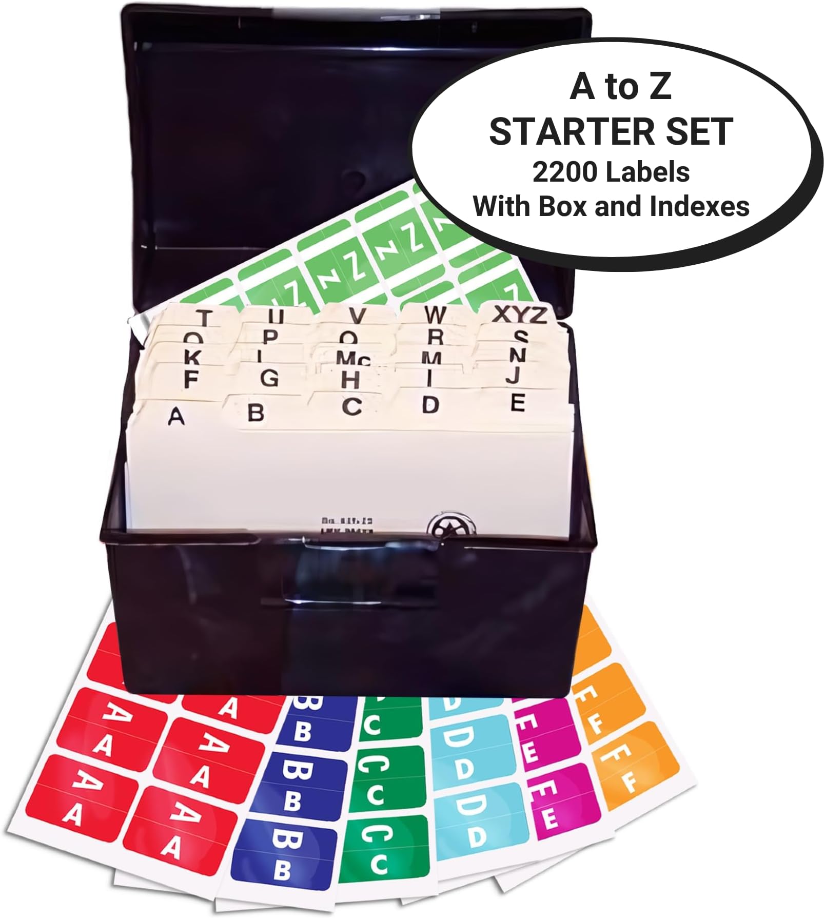 Amazon.com : Alphabet Labels for File Folders, A to Z Desk Set with ...