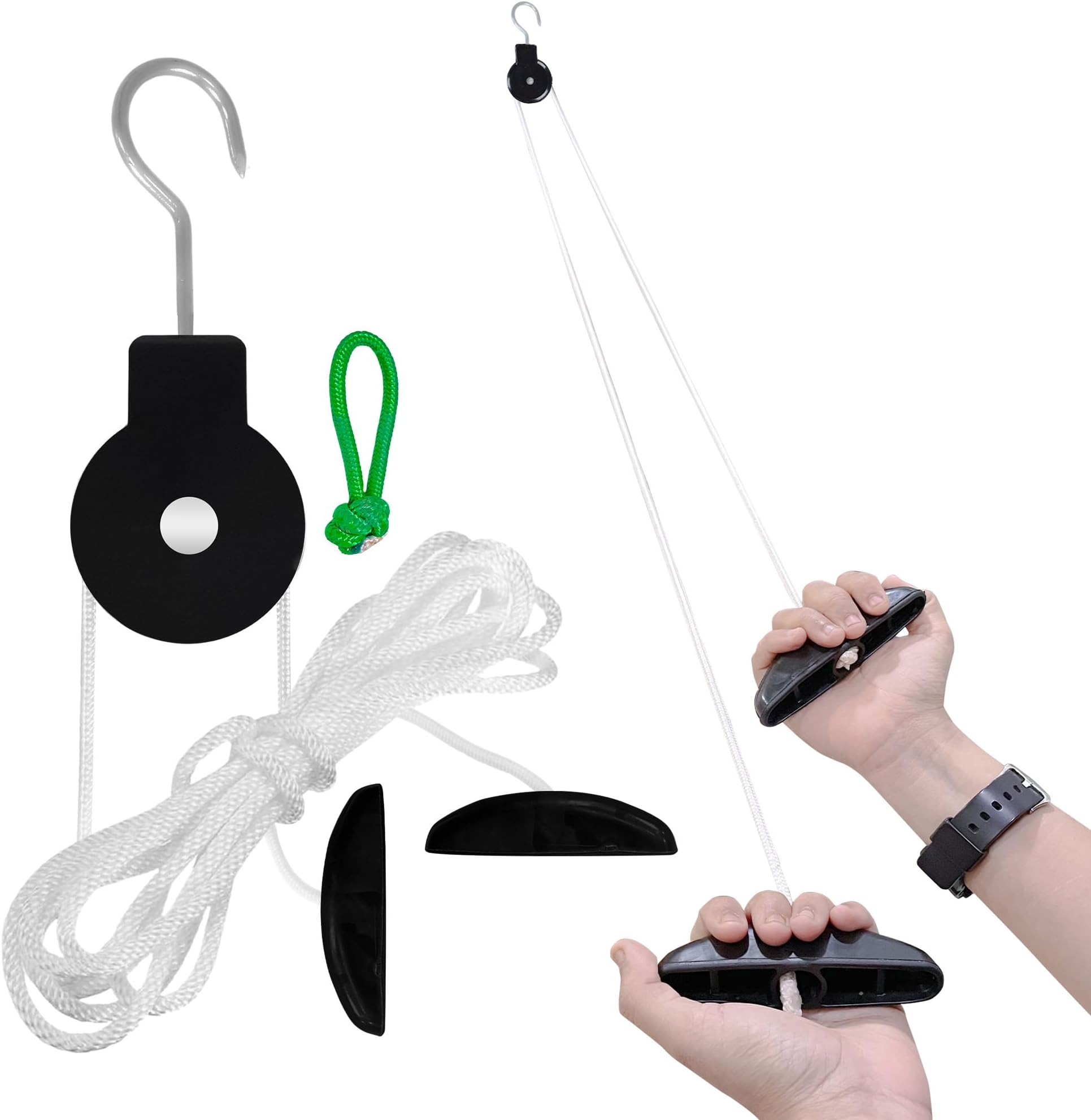 Buy AARAM Overhead Hand Shoulder Pulley Equipment Kit w/Rope for Home ...