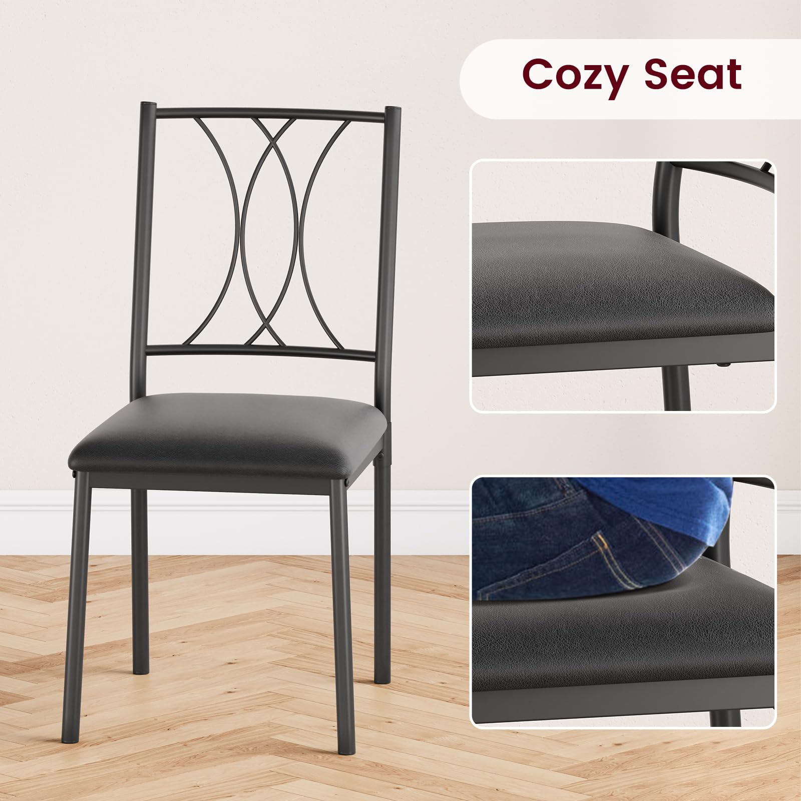 IDEALHOUSE Dining Table Set For 4 Kitchen Table And Chairs For 4 IDEALHOUSE Dining Table Set For 4 Kitchen Table And Chairs For 4