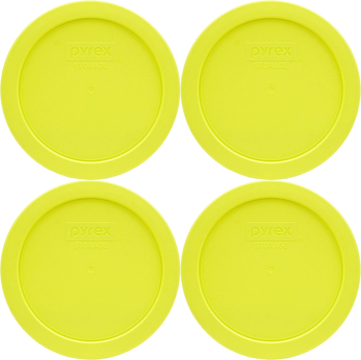 Amazon.com: Pyrex 7201-PC Yolk Yellow Round Plastic Food Storage ...