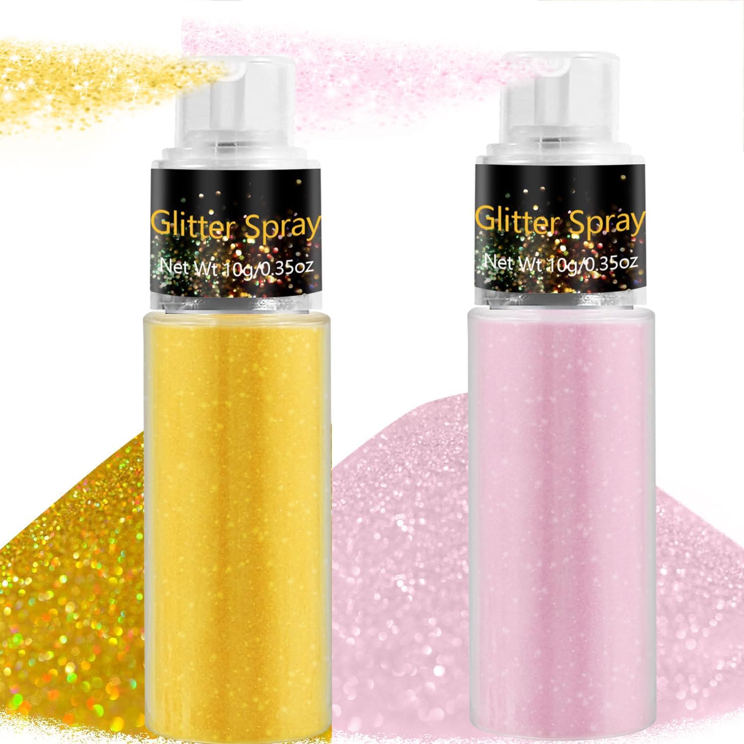 Amazon.com : Body Glitter Spray, Shimmering Spray Powder Sparkle Powder ...