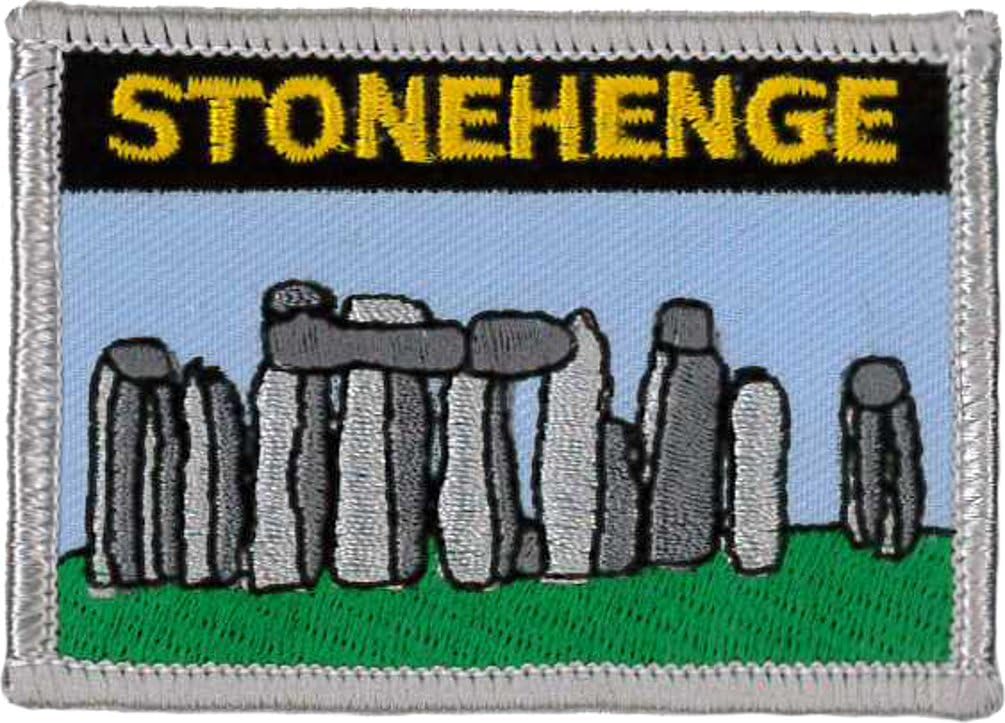 Amazon.com: Stonehenge Embroidered Patch 7cm x 5cm : Clothing, Shoes ...