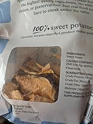 Amazon.com : Spot & Tango Sweet Potato Bites Dog Treats - Single ...
