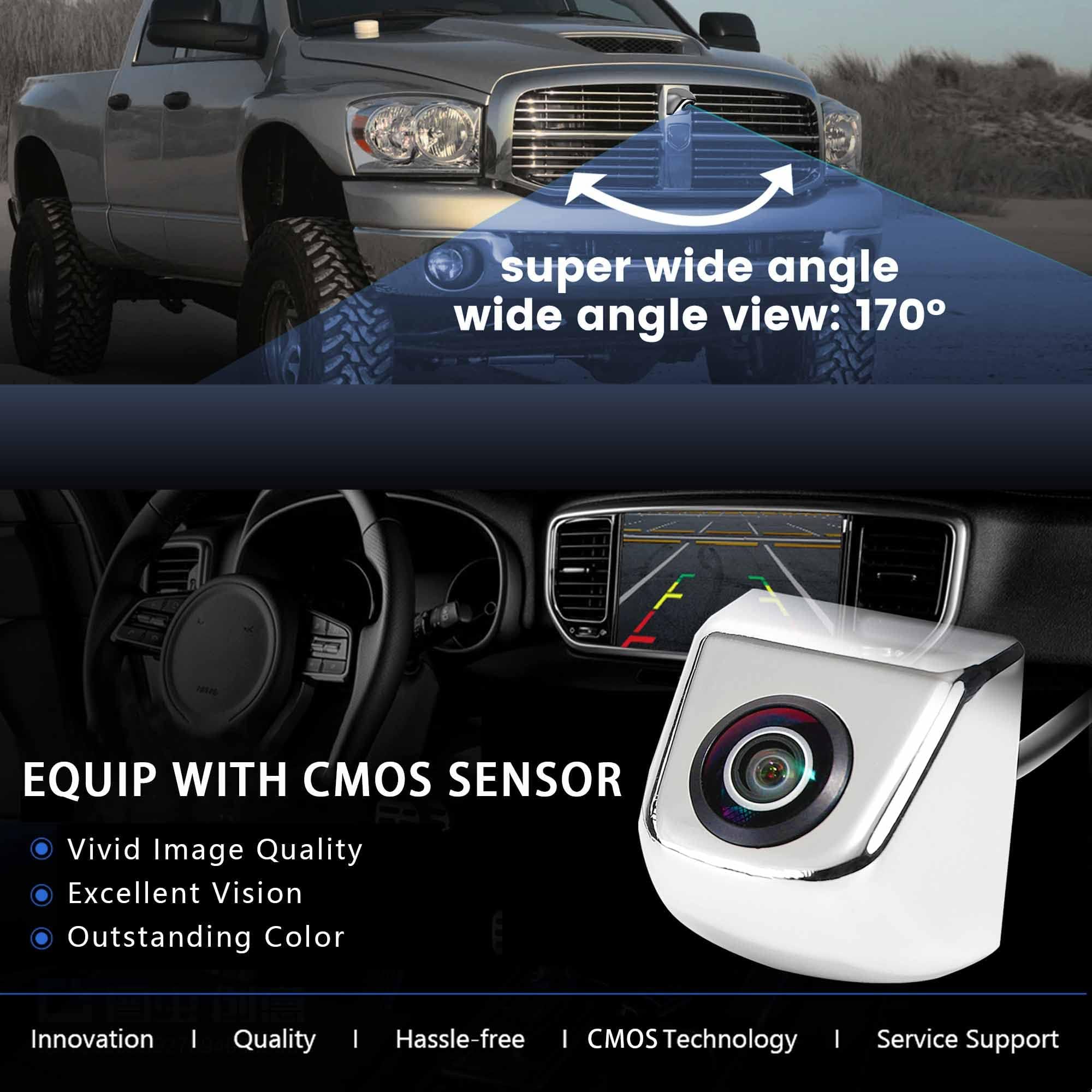 Snapklik.com : Anina Blind Spot Camera Front View For Truck Off Road ...