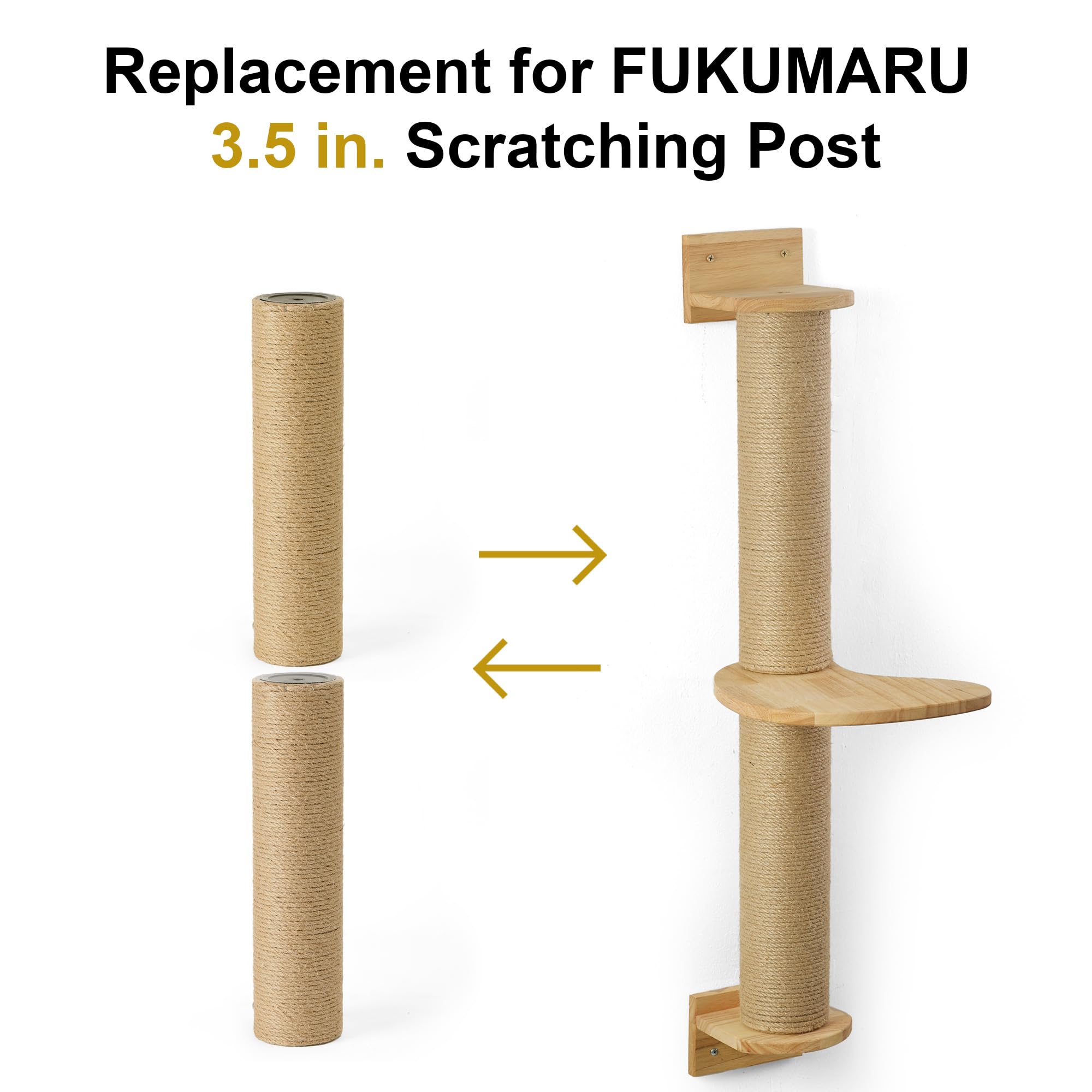 Snapklik.com : FUKUMARU 2 Pack Scratching Post Replacement, 3.5 X 12.6 ...