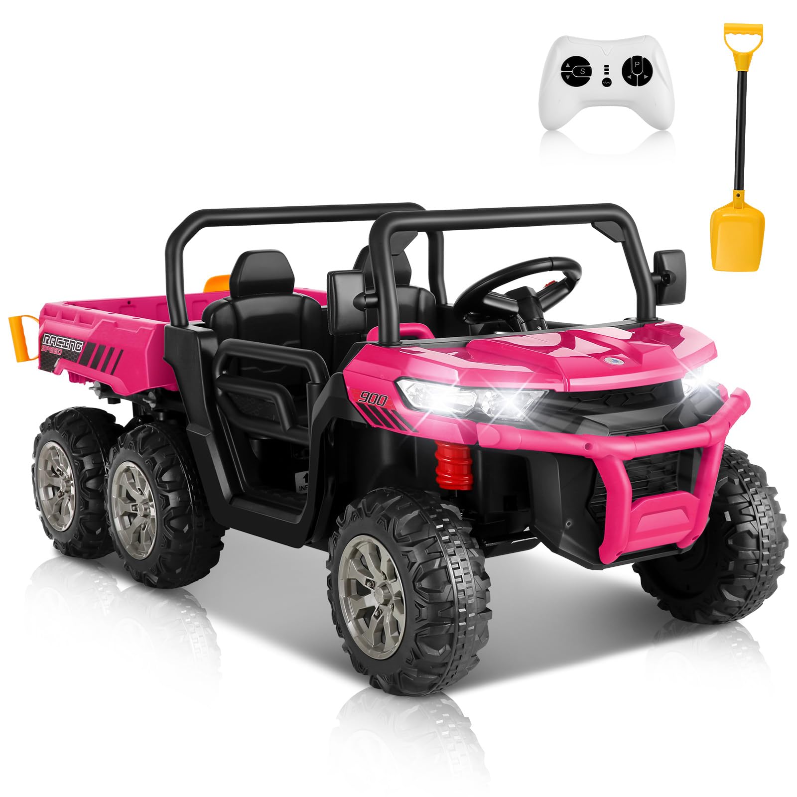 Snapklik.com : Hikole 24V Ride On Dump Truck 2 Seater, XXL, 6 Anti-Slip ...