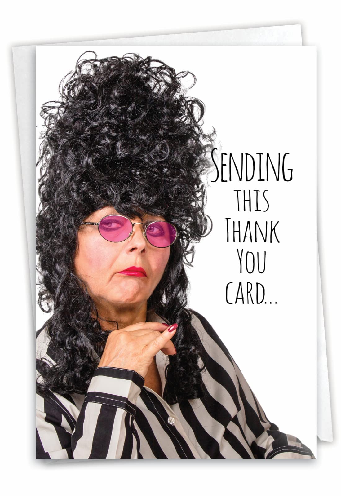 Amazon.com : NobleWorks Humorous Thank You Greeting Card with 5 x 7 ...