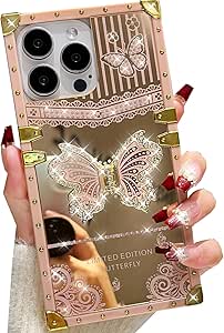 Amazon.com: Changjia Glitter Kickstand Case for iPhone 16 Pro Max,Cute Luxury Bling Sparkly ...