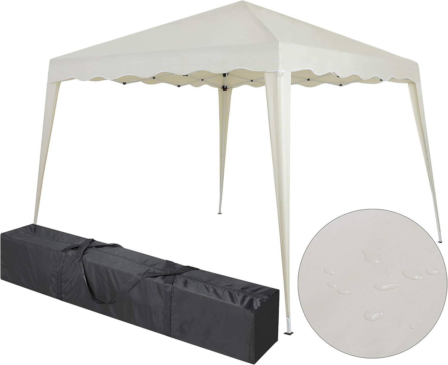 Fällbart paviljong 3 x 3 m inklusive väska | vattenavvisande, UV 50 ...