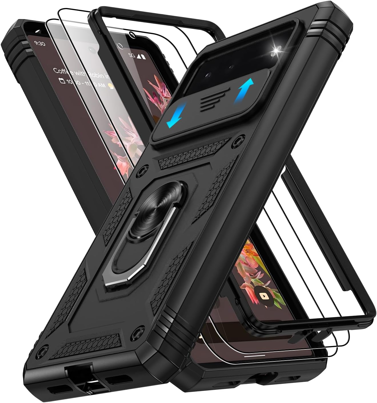 Amazon.com: TORRTOWAY Case for Google Pixel 6 Case Military Grade Drop ...