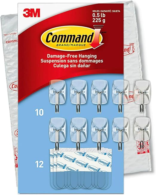 Amazon.com: Command Small Wire Toggle Hooks, Damage Free Hanging Wall ...