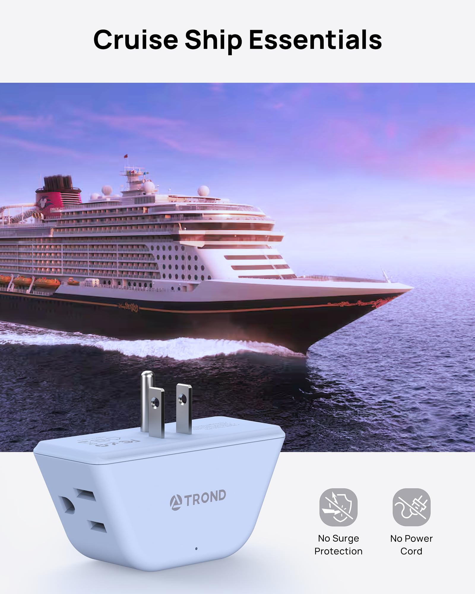 Snapklik.com : Outlet Extender, 3 Way Angled Wall Plug Splitter, 3 ...