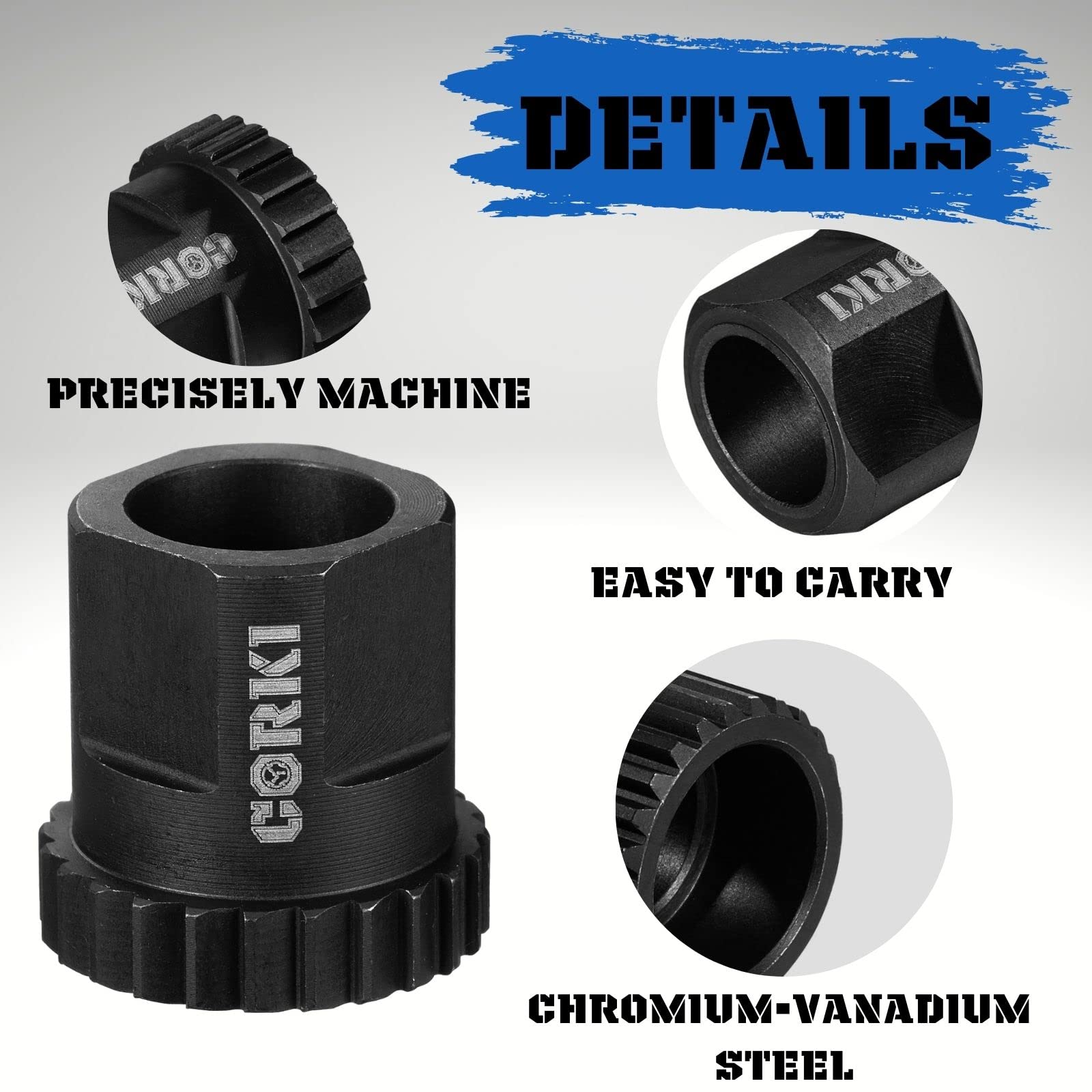 Snapklik.com : Corki Cycles Bike Ring Nut Repair Tool, Lock Ring Nut ...