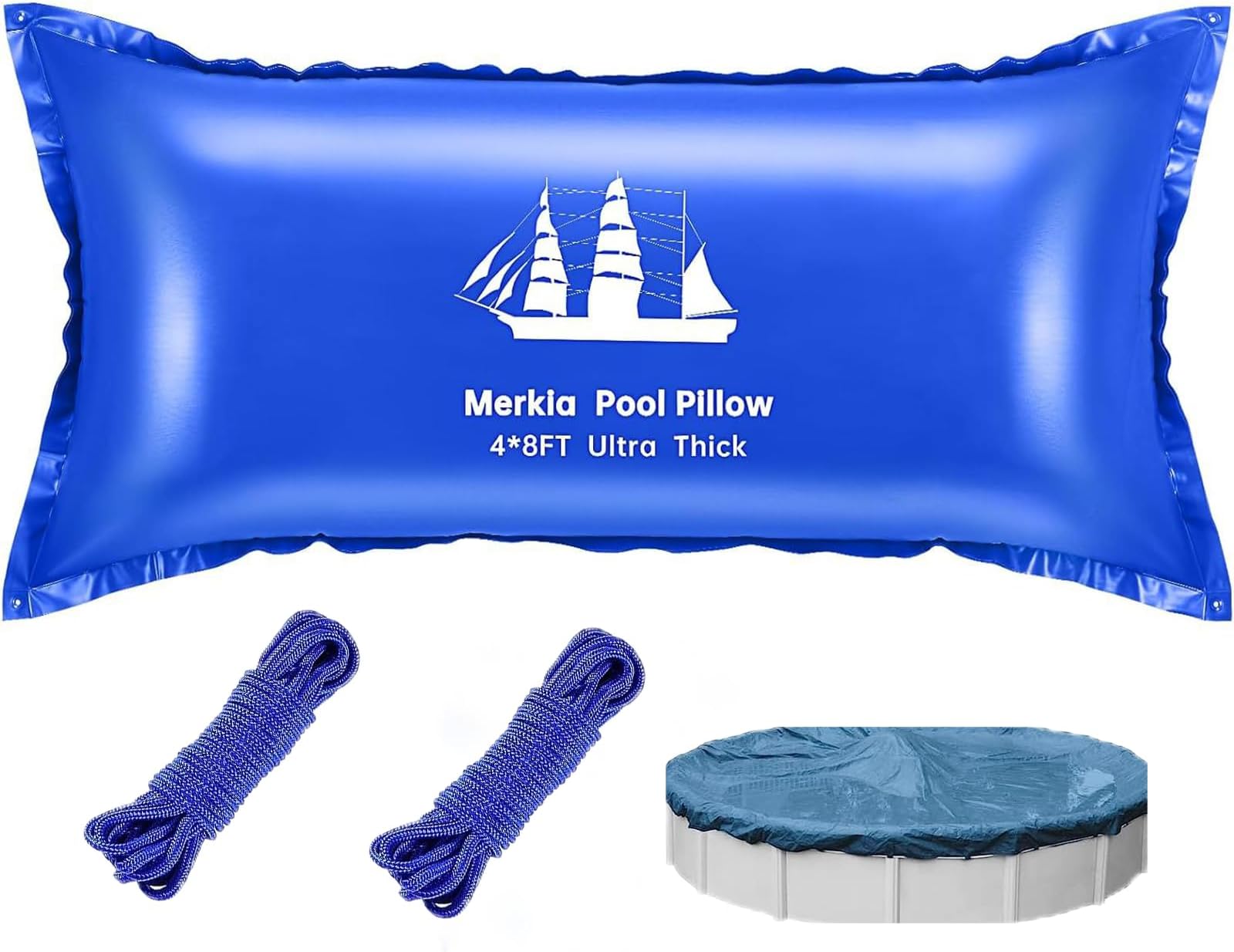 Amazon.com : Winpull Pool Pillow 4' X 8' Double Sealed Pool Pillows for ...