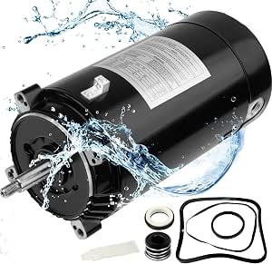 Amazon.com: Fexhull UST1152 Pool Pump Motor 115/230V 1.5 HP Motor Fit ...