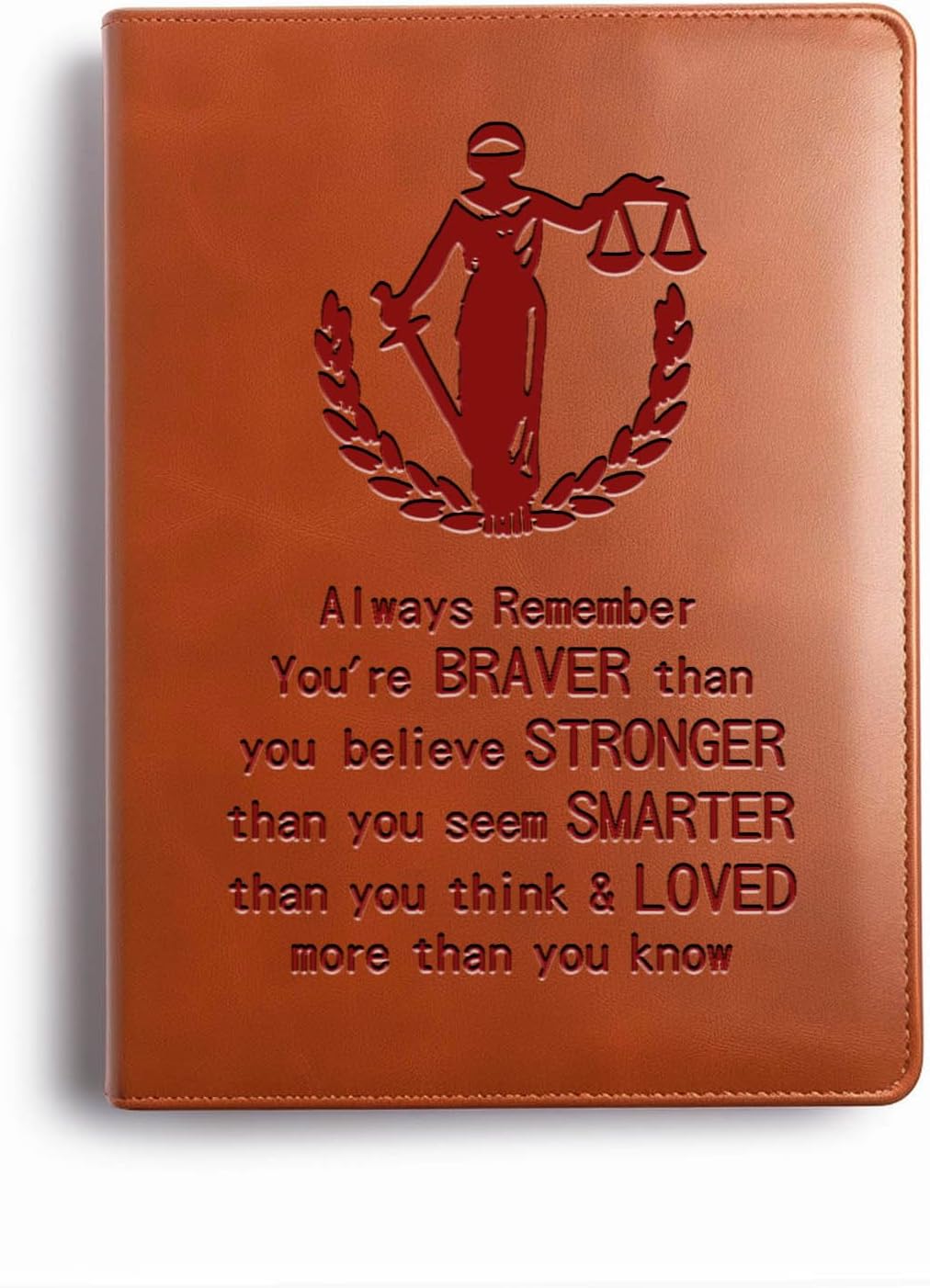 Amazon.com : JOHSBYD Lawyer Gifts Leather Notebook Always Remember You ...