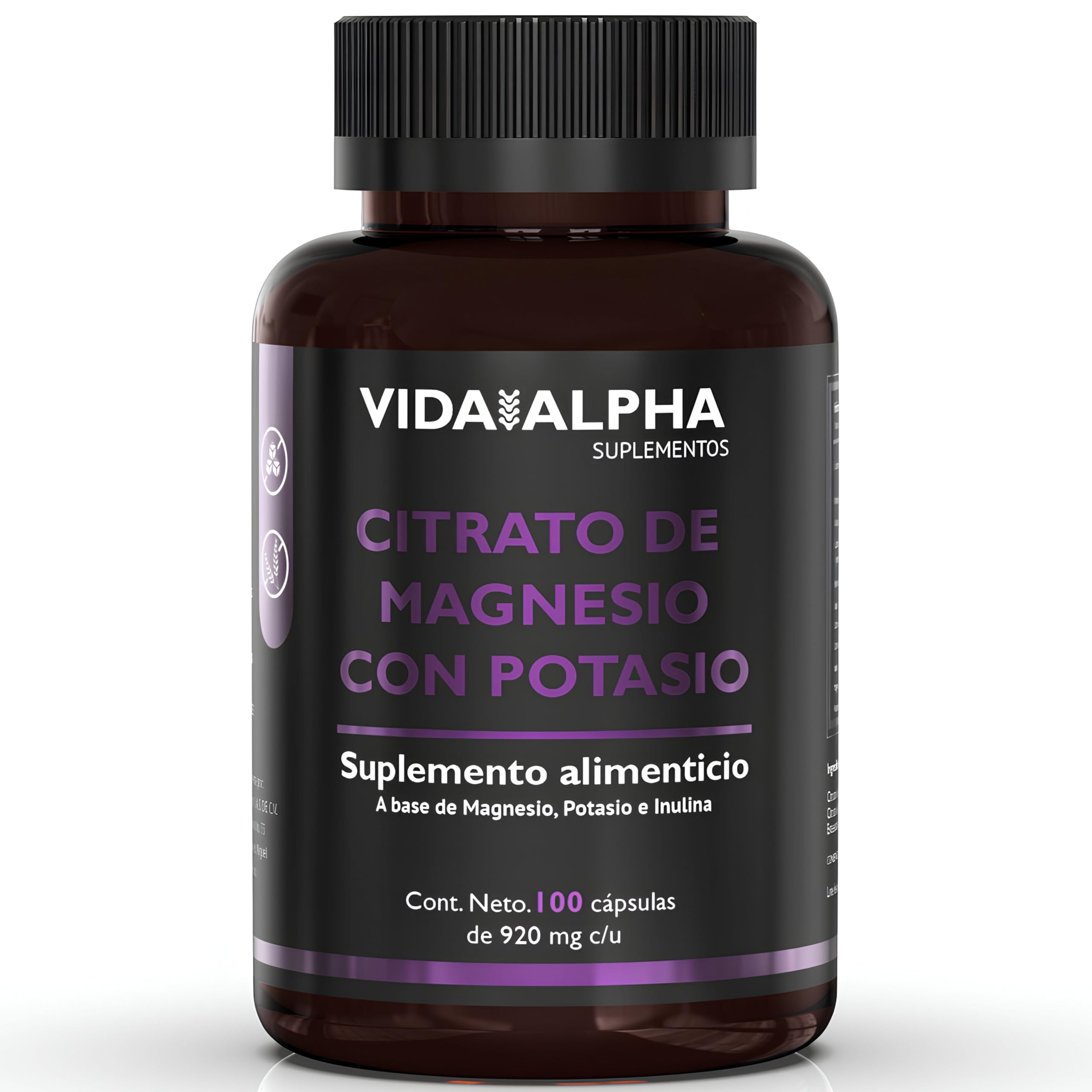 Citrato de Magnesio con Potasio | Suplemento Alimenticio de Alta ...