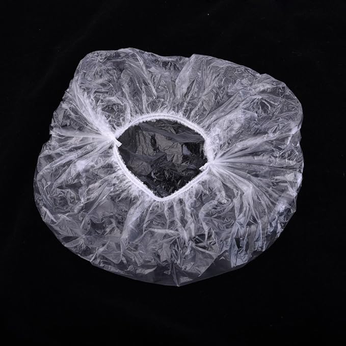 Amazon.com : okdeals Hair Processing Caps, Disposable Plastic Shower ...