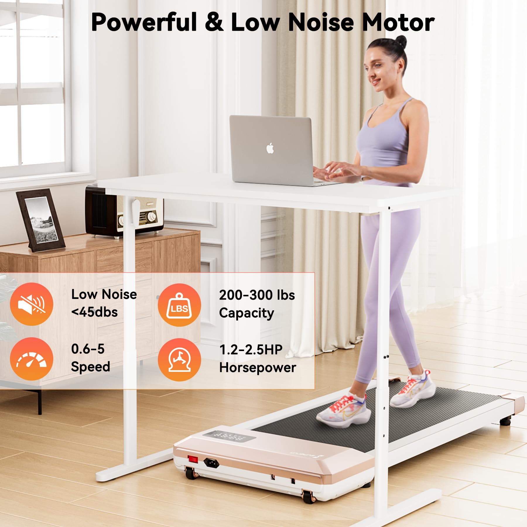Snapklik.com : Superun Walking Pad, Mini Walking Pad Treadmill ...