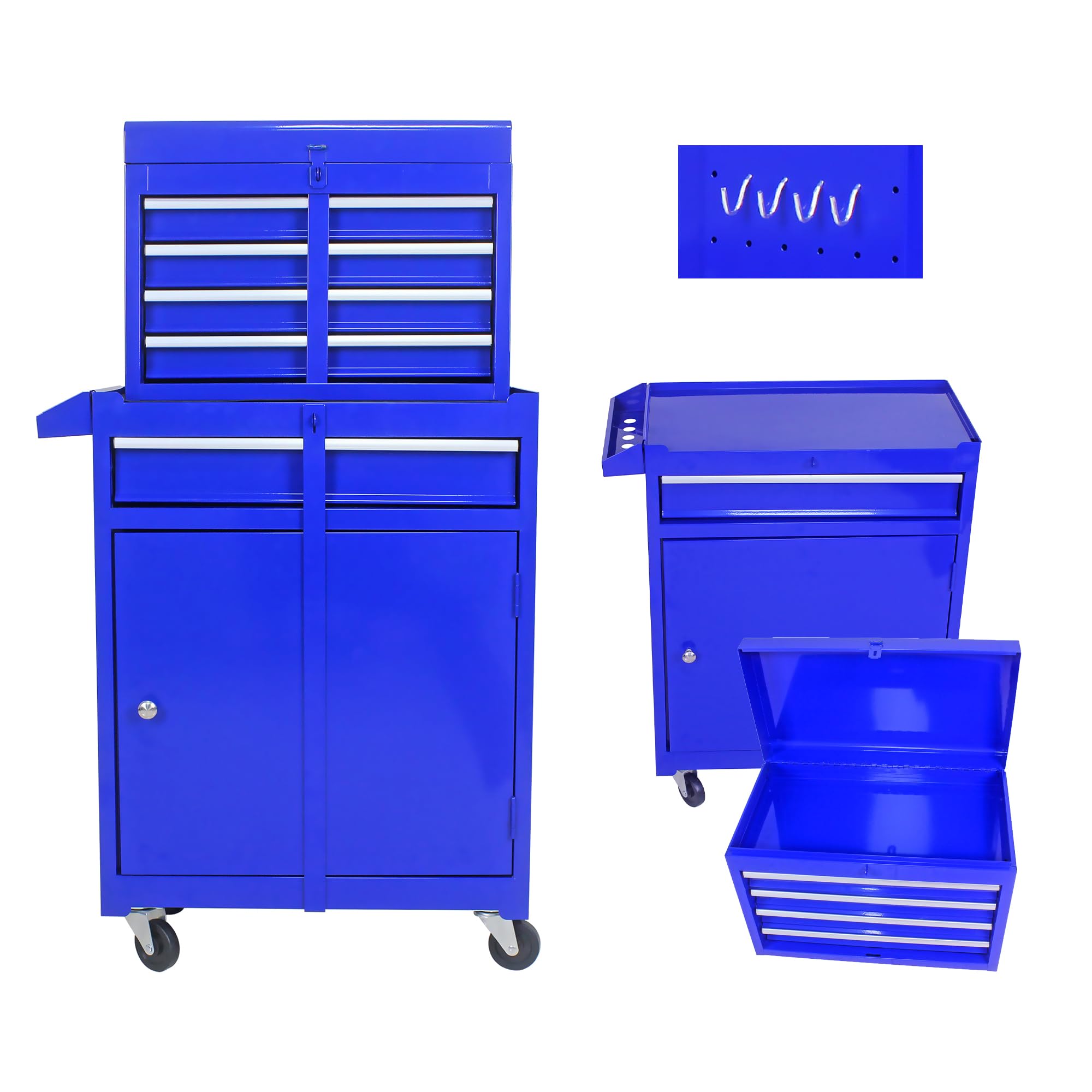 Amazon.com: GOAWGO Rolling Tool Chest with Wheels and 5 Drawers ...