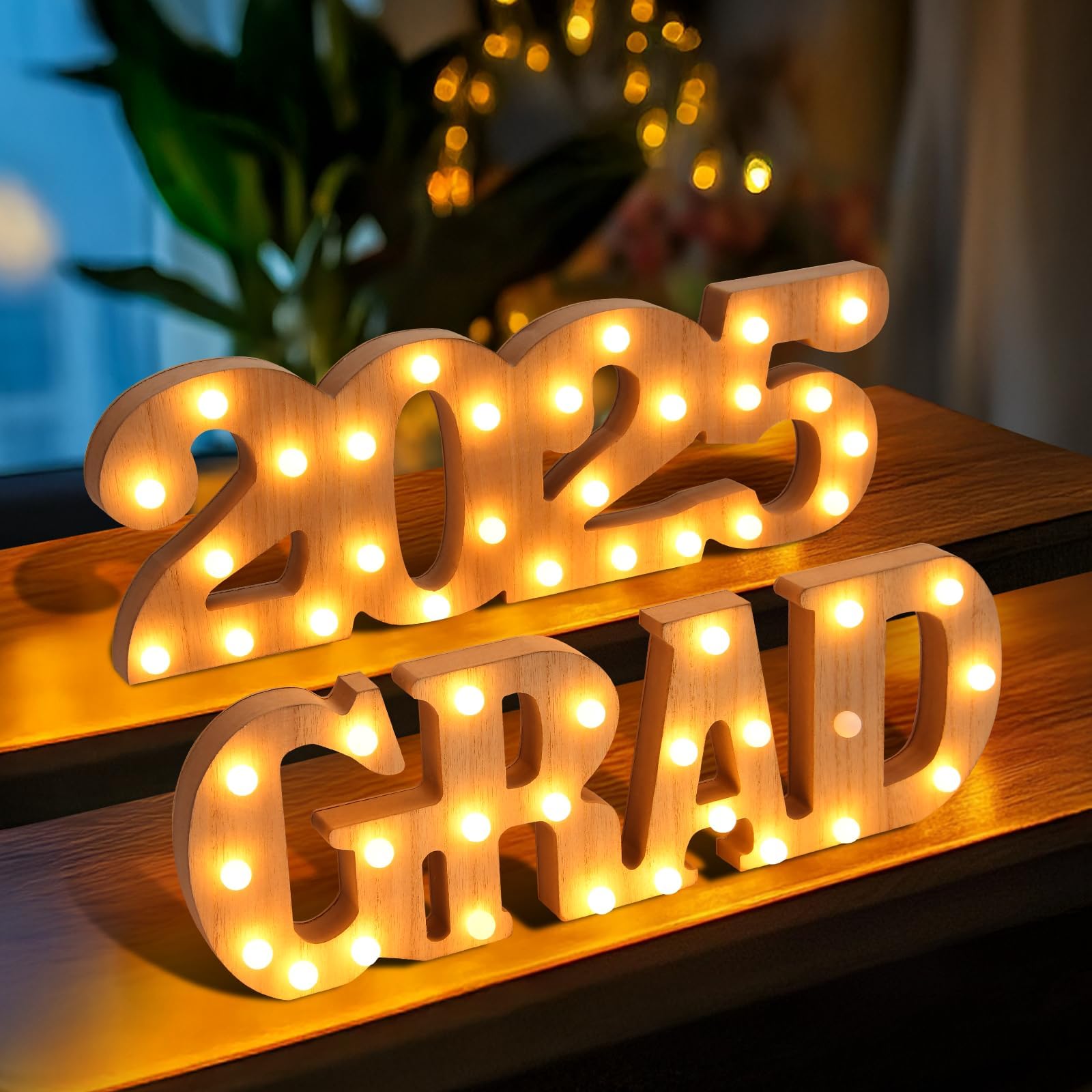 Amazon.com: Graduation Decorations 2025, 2 LED Long Marquee Light Up ...