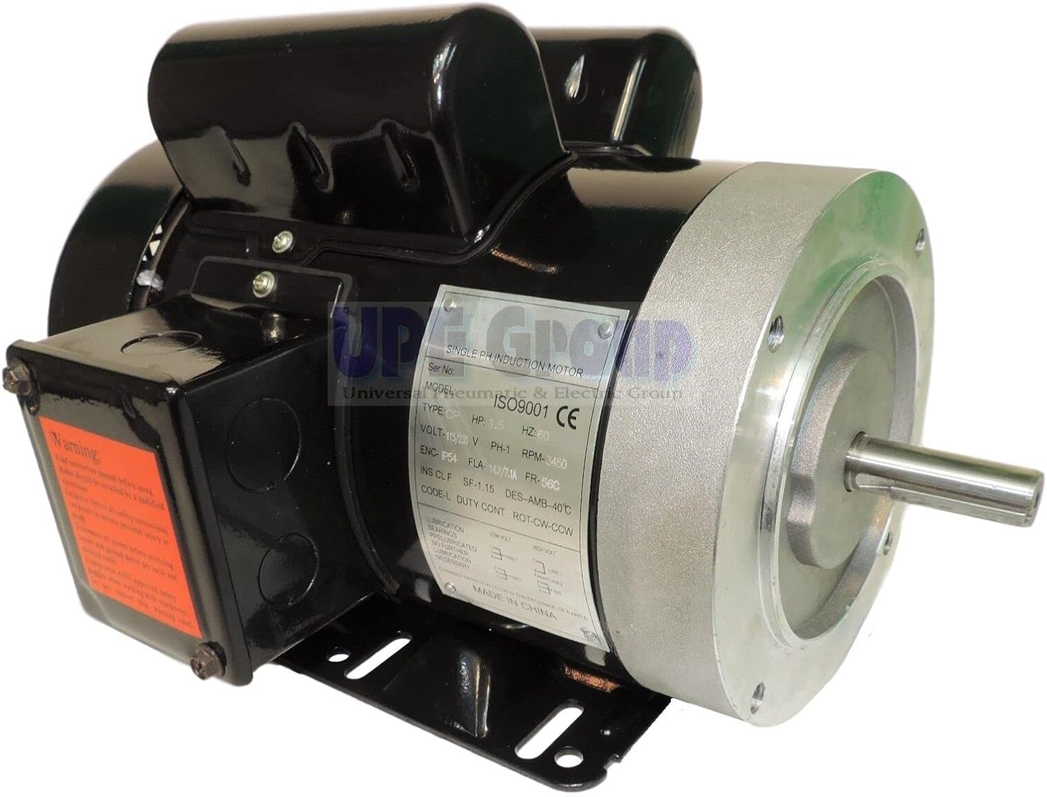 Amazon.com: ARC-POWER 1.5 HP Electric Motor 3450/3600 RPM 1PH 56C Frame ...