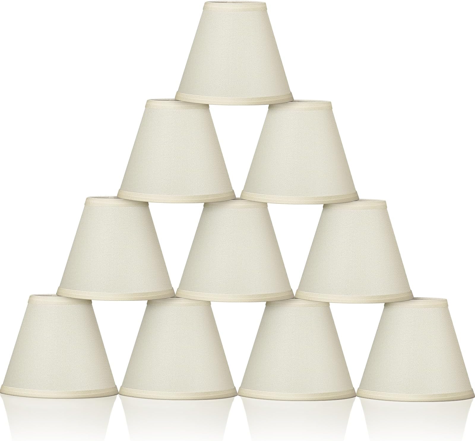 Senmao Home Decor Chandelier Shades Set of 6,Small lamp Shades clip on ...