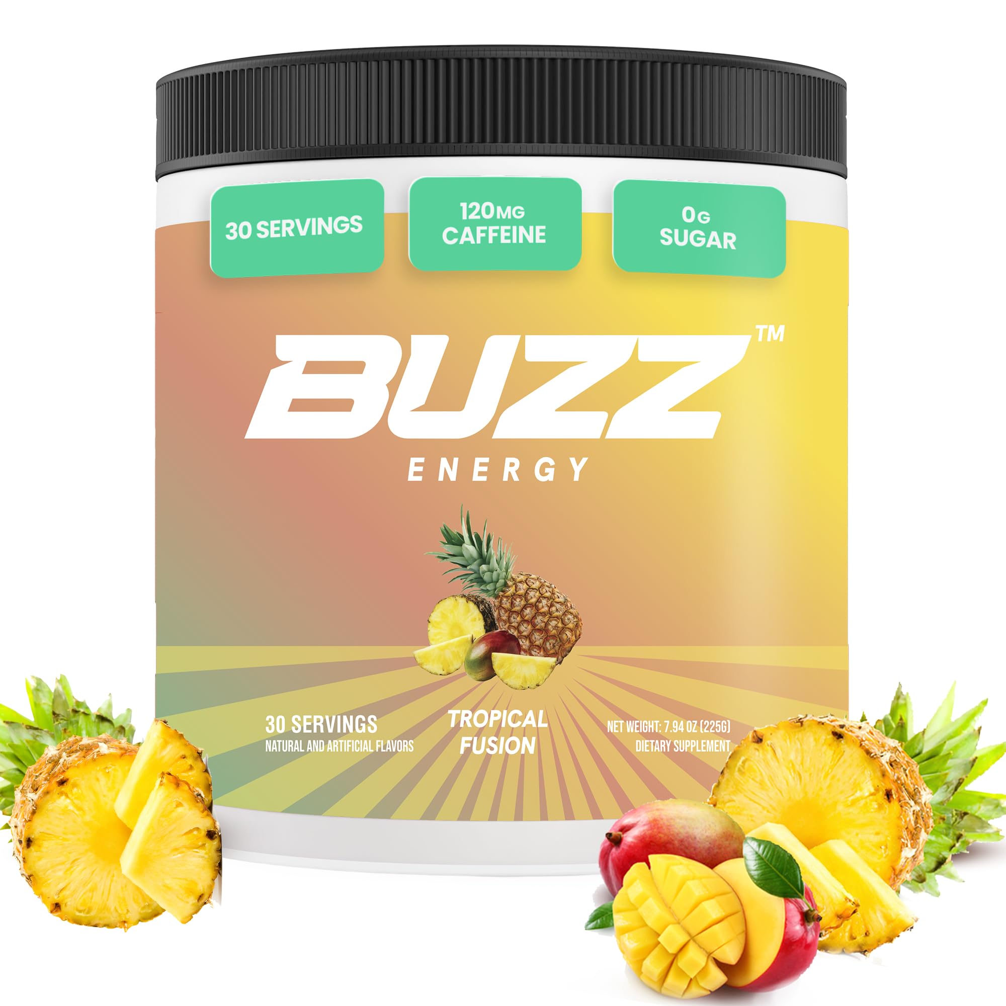 Amazon.com: Energy Drink Powder - Energy Boost Drink Mix - Sugar-Free ...