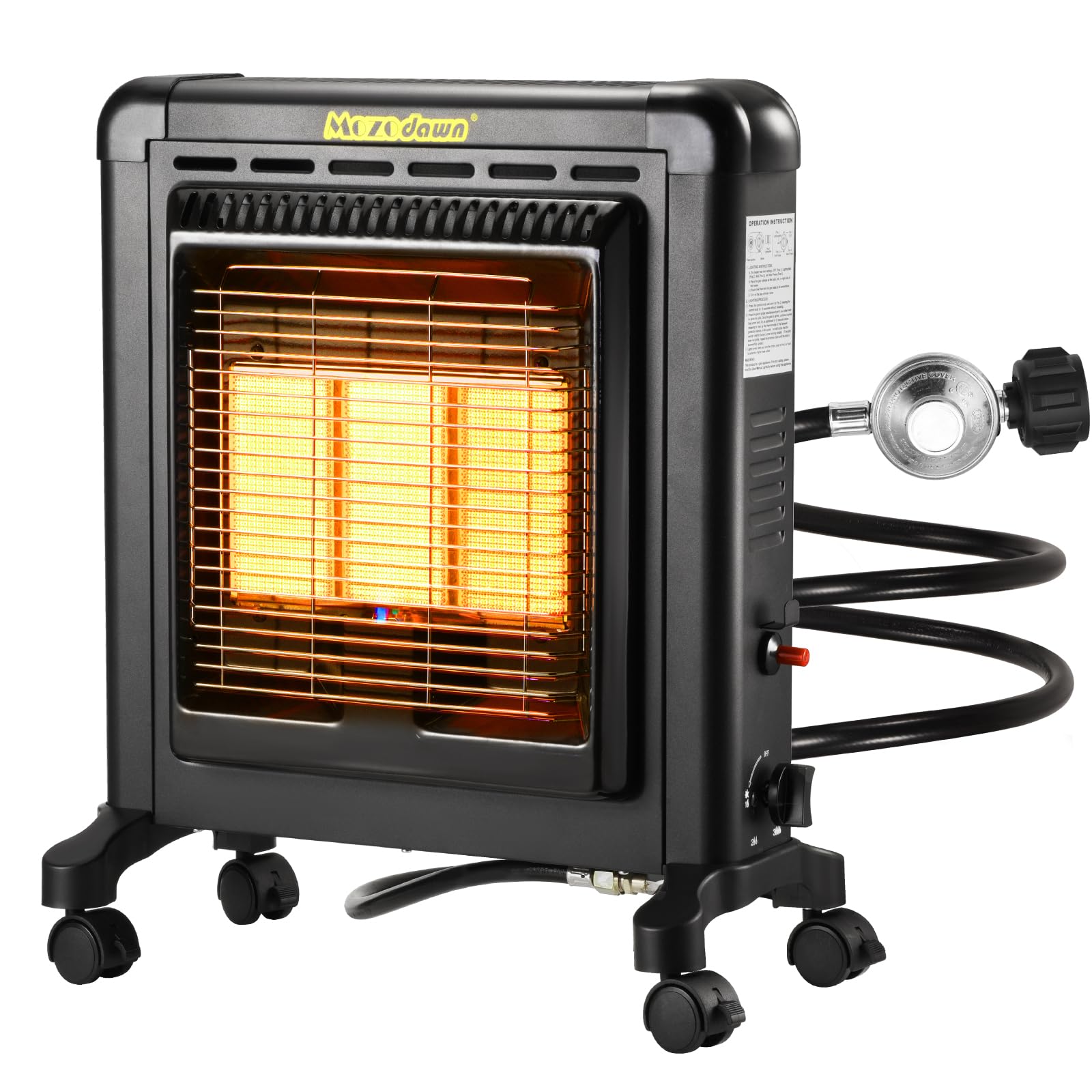Amazon.com: MOZODAWN 15000 BTU Propane Heater Indoor and Outdoor use, 3 ...