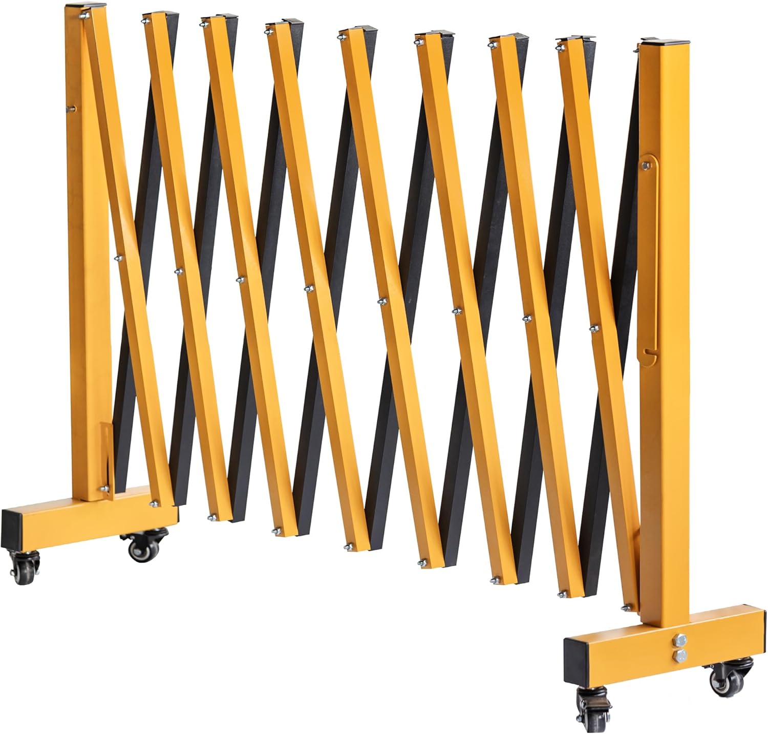 LTSEAME 11FT Industrial Expandable Barricade Folding Security Gate with ...