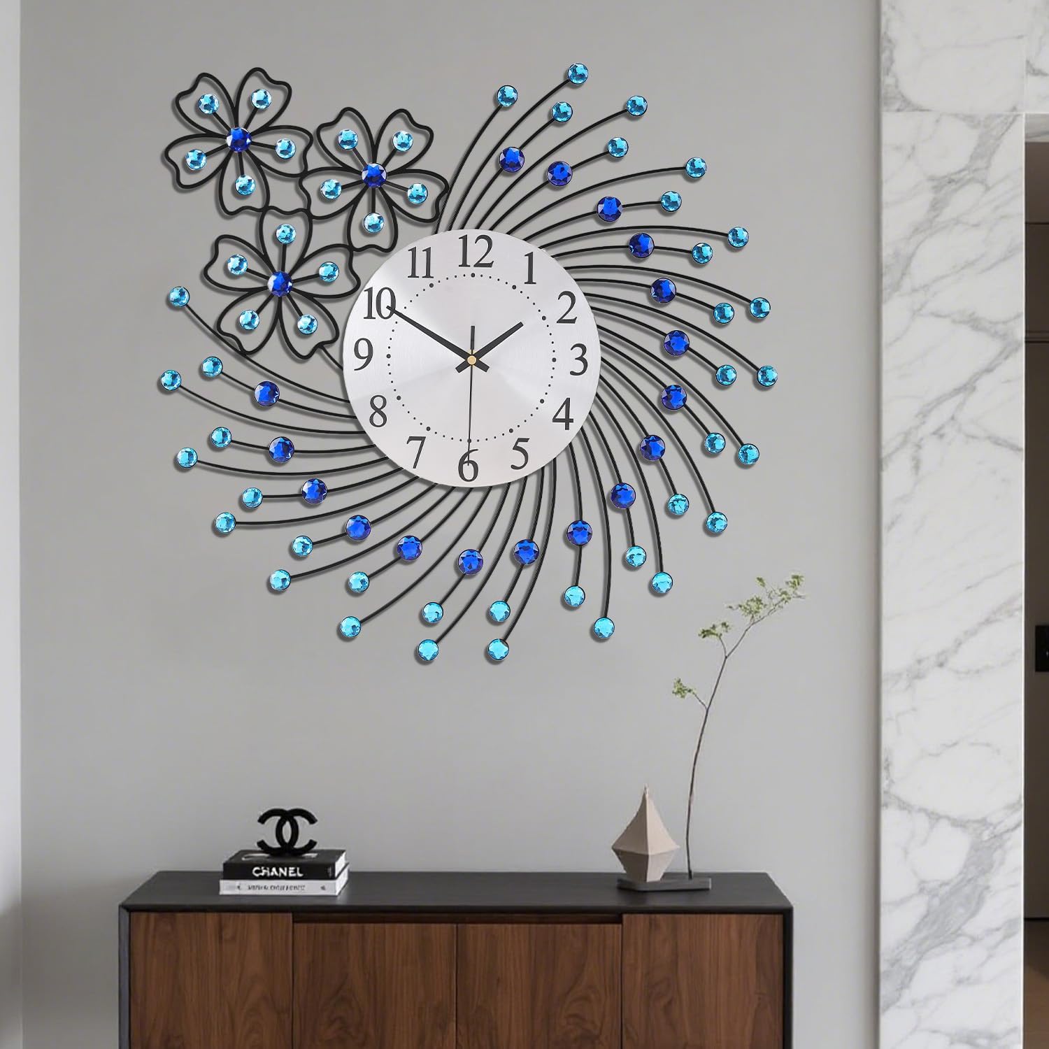 Amazon.com: TOHOOYO Large Wall Clocks for Living Room Decor Large Wall ...